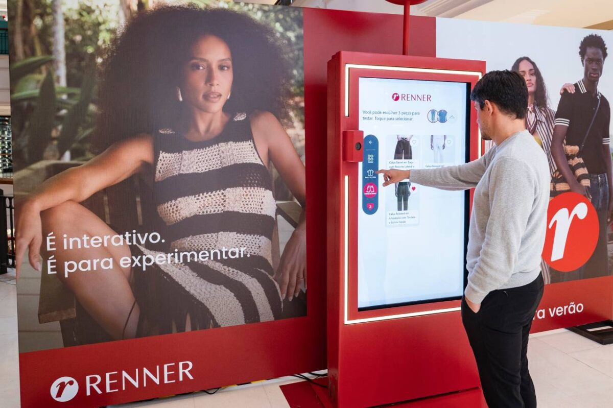 Renner e Eletromidia criam provador virtual com IA - Portal Publicitário