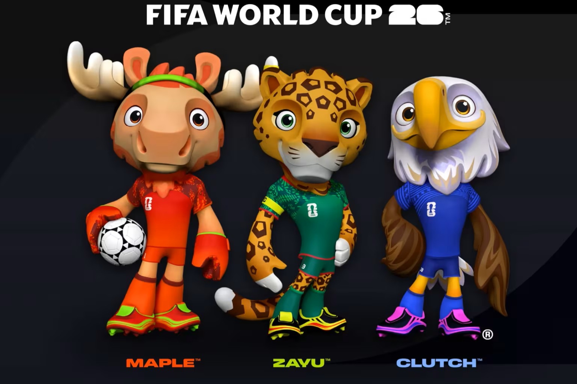 Fifa Apresenta Os Três Mascotes Da Copa Do Mundo De 2026 Portal
